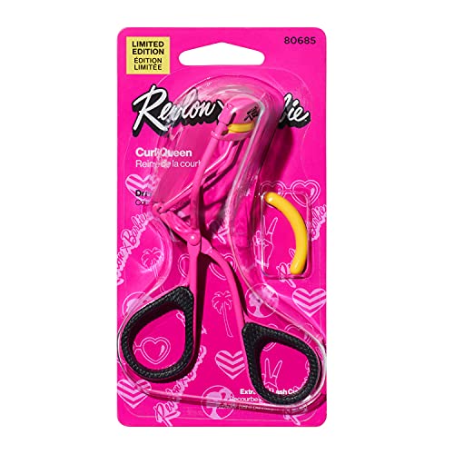 Revlon x Barbie Eyelash Curler with Gently Rounded Pad, For All Eye Shapes, Longlasting Lash Curls