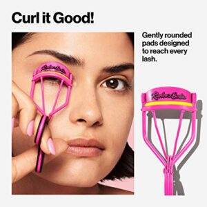 Revlon x Barbie Eyelash Curler with Gently Rounded Pad, For All Eye Shapes, Longlasting Lash Curls