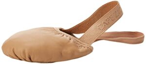 capezio womens leather pirouette ii dance shoe, nude, x-small us