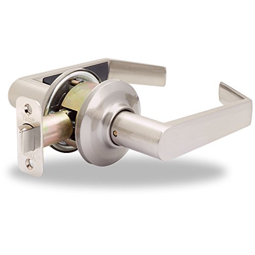 YH Collection Augusta Lever in Satin Nickel - Passage