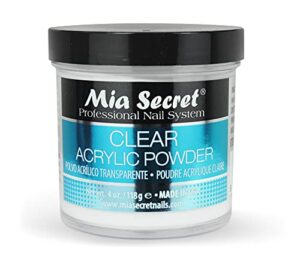 mia secret clear acrylic powder (4oz)