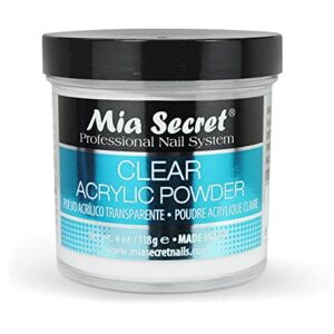 Mia Secret Clear Acrylic Powder (4oz)