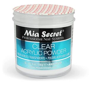 Mia Secret Clear Acrylic Powder (4oz)