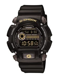 casio men's 'g-shock' quartz resin sport watch , black