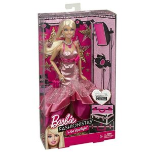 barbie fashionistas in the spotlight gown doll, pink