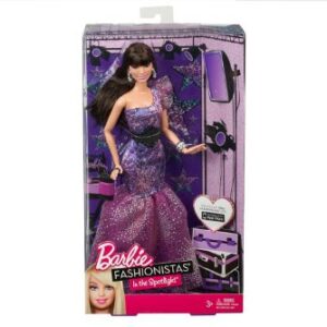 Barbie Fashionistas in The Spotlight Gown Doll, Purple