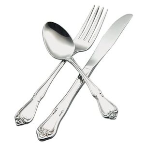 oneida 2552splf arbor rose flatware - oval soup spoon - case of 1 dozen