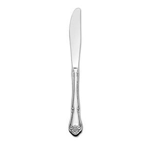 oneida 2552kpvf arbor rose flatware - solid handle knife - case of 1 dozen