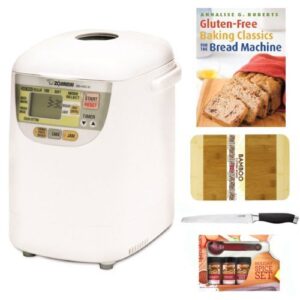 zojirushi bb-hac10 1-pound-loaf programmable breadmaker gluten-free bundle