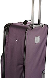 Rockland Fashion Expandable Softside Upright Luggage Set, Purple, 2-Piece (14/19)