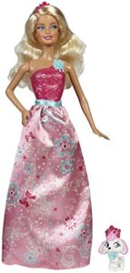 barbie princess and pet barbie doll - contains doll & pet poodle dog