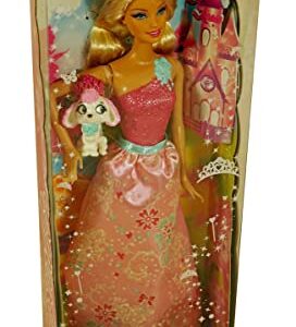 Barbie Princess and Pet Barbie Doll - Contains Doll & Pet Poodle Dog