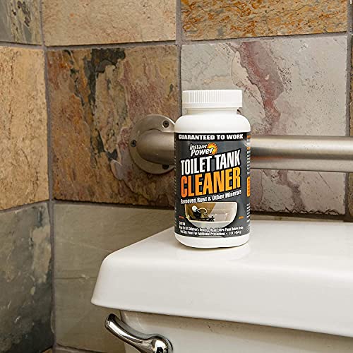 Instant Power Toilet Tank Cleaner – Bathroom Toilet Cleaning Powder, Removes Rust and Other Minerals, No Scrubbing, 16 Oz