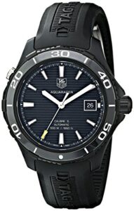 tag heuer men's wak2180.ft6027 analog display automatic self wind black watch