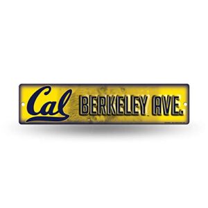 rico industries ncaa rico industries 16-inch plastic street sign décor, california golden bears