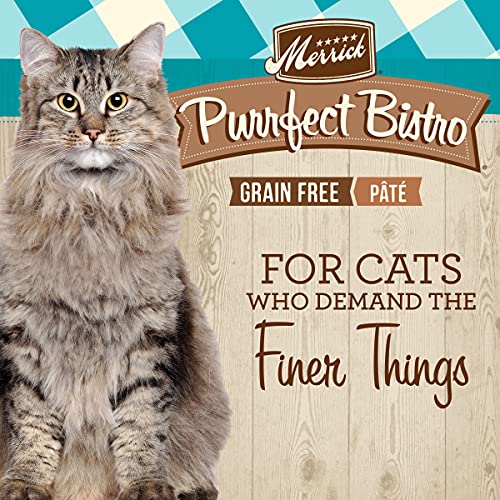 Merrick Purrfect Bistro Grain Free, 3 oz, Duck Pate - Pack of 24