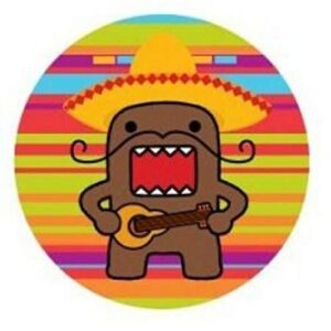 animewild domo mariachi 1.25- inch button