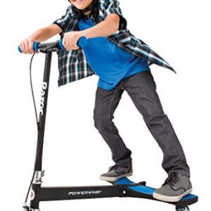 Razor PowerWing Caster Scooter for Kids Ages 6+ - Dual Inclined Casters for Drifting and Spinning, For Riders up to 143 lbs