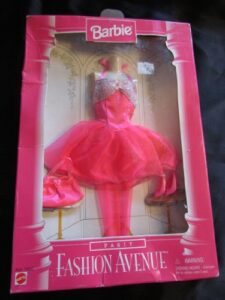 barbie fashion avenue hot pink party dress by mattel