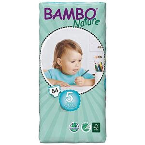 beaming baby bambo junior size 5 nappies 54's