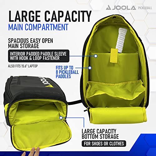 JOOLA Vision II Backpack, Black, Large