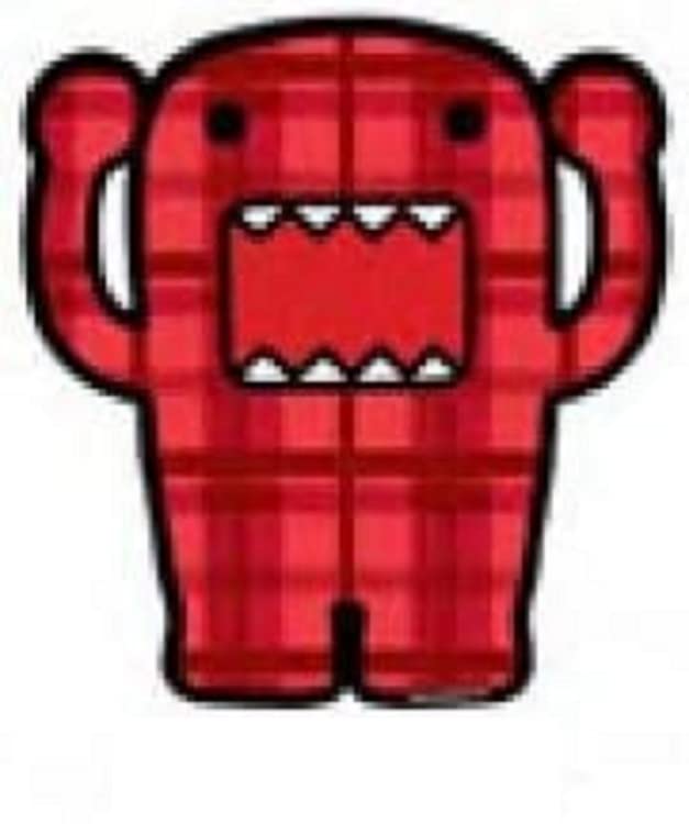 Car Magnet - Domo Kun - Plaid