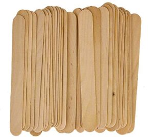 dukal 100 large wax waxing wood body hair removal sticks applicator spatula