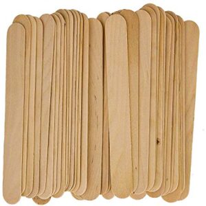 Dukal 100 Large Wax Waxing Wood Body Hair Removal Sticks Applicator Spatula