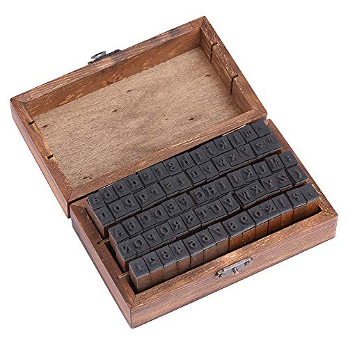 Estone 70pcs/set Wooden Box multipurpose Number Alphabet Letter Wood Rubber Stamp New