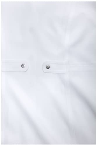 Dickies Xtreme Stretch 28" Stretch Womens Snap Front Lab Coat 82400, M, White