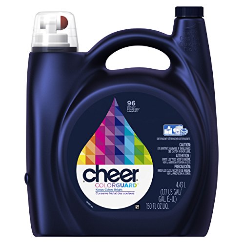 Cheer Colorguard Liquid Laundry Detergent, 96 Loads 150 Fl oz