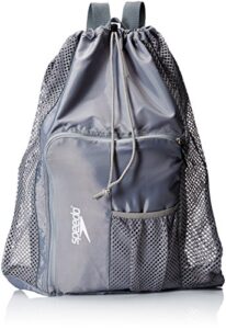 speedo unisex-adult deluxe ventilator mesh equipment bag , frost grey