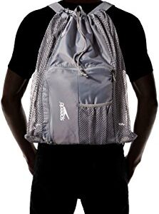 Speedo Unisex-Adult Deluxe Ventilator Mesh Equipment Bag , Frost Grey