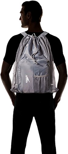 Speedo Unisex-Adult Deluxe Ventilator Mesh Equipment Bag , Frost Grey