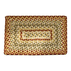 park designs mill village braided rectangle rug - 20" x 30"