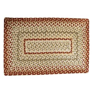 park designs mill village - braided rectangle rug 27'' x 45''