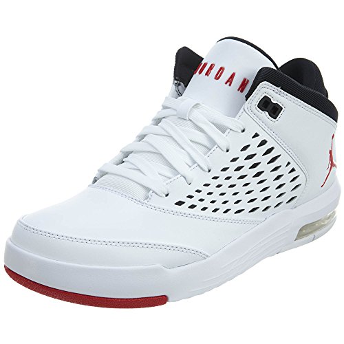 Jordan Mens Flight Origin 4 White/Gym Red-Black 921196 101 - Size 12