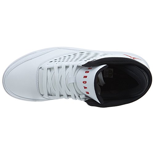 Jordan Mens Flight Origin 4 White/Gym Red-Black 921196 101 - Size 12