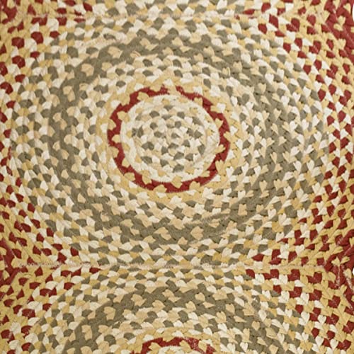 Park Designs Mill Village Braided Rug Run 72''L - Red