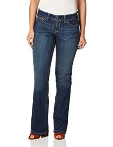 ariat women's r.e.a.l. mid rise bootcut jean, spitfire, 29 regular