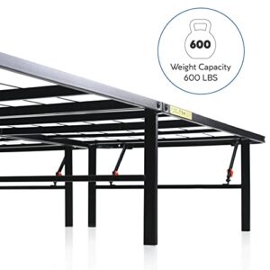 Classic Brands Hercules Heavy-Duty 14-Inch Platform Metal Bed Frame | Mattress Foundation, California King