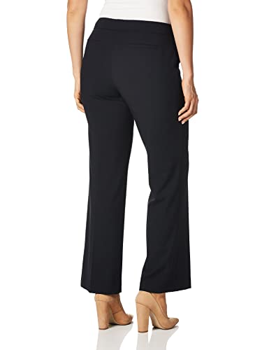 Calvin Klein Straight-Leg Classic Business Casual Pants for Women, Navy, 10