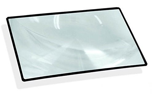 OpticLens Brand 5" x 7" Flexible Fresnel Page Magnifier Reading Aid + Solar Projects