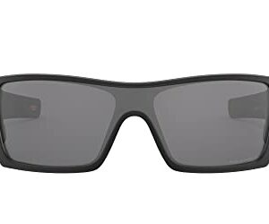 Oakley Men's OO9101 Batwolf Rectangular Sunglasses, Matte Black Ink/Black Iridium Polarized, 27 mm