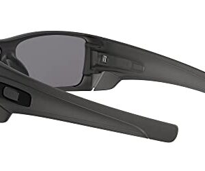 Oakley Men's OO9101 Batwolf Rectangular Sunglasses, Matte Black Ink/Black Iridium Polarized, 27 mm