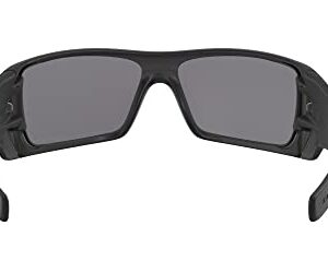 Oakley Men's OO9101 Batwolf Rectangular Sunglasses, Matte Black Ink/Black Iridium Polarized, 27 mm