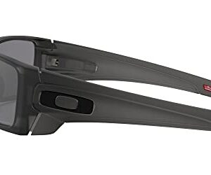 Oakley Men's OO9101 Batwolf Rectangular Sunglasses, Matte Black Ink/Black Iridium Polarized, 27 mm