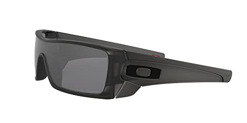 Oakley Men's OO9101 Batwolf Rectangular Sunglasses, Matte Black Ink/Black Iridium Polarized, 27 mm