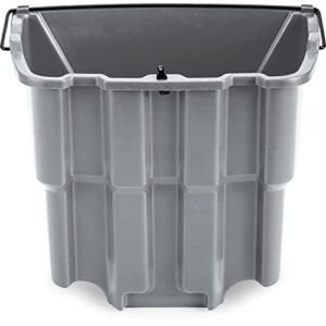 Rubbermaid Commercial Products-1863900 Executive Series Dirty Water Bucket for 35QT WaveBrake 2.0 Mopping Bucket, Gray