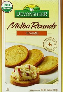 devonsheer melba rounds, sesame, 5.25 ounce (pack of 12)